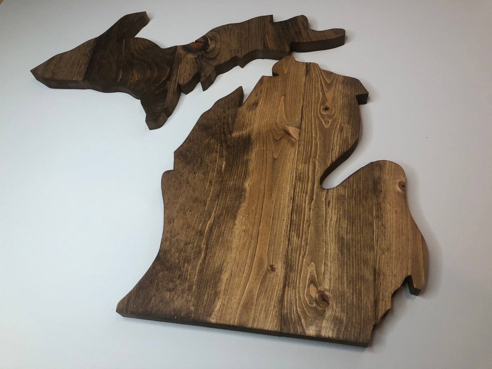 Michigan Rustic Wood State Wooden Michigan State Rustic - Etsy