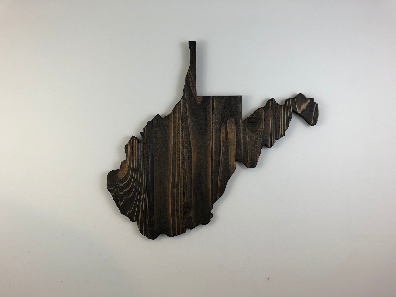 West Virginia Cutout, Wooden West Virginia State, Rustic West Virginia ...