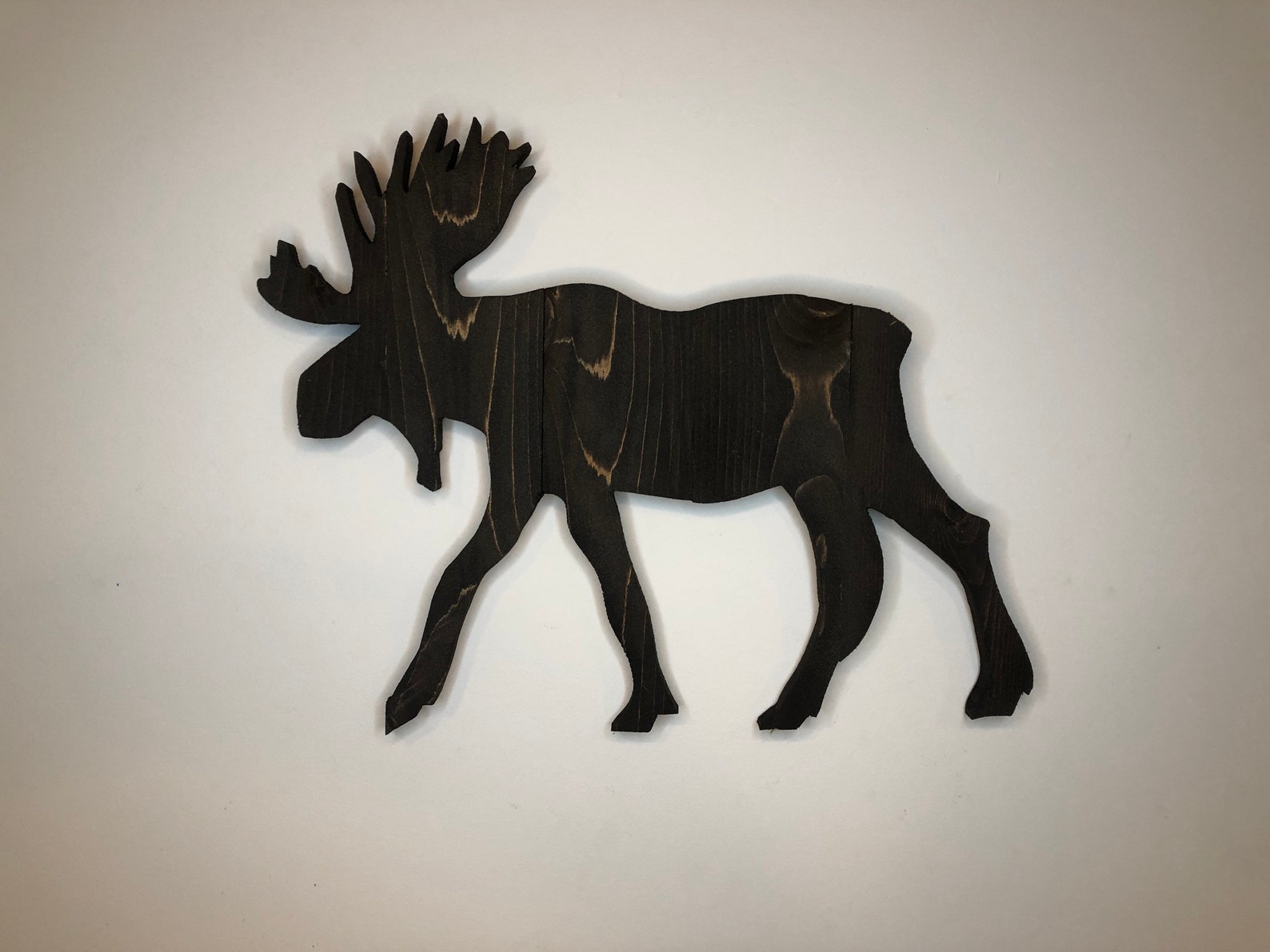 Wood Moose Wooden Moose Cutout Rustic Moose Farmhouse - Etsy