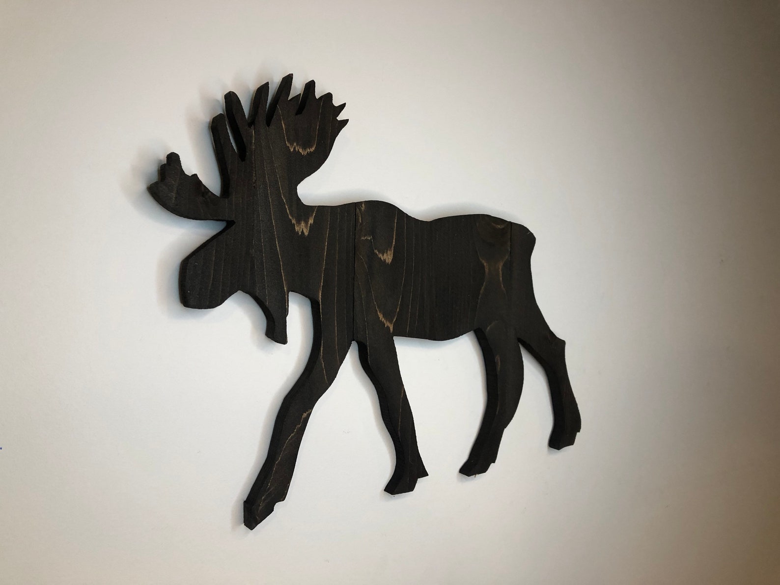 Wood Moose Wooden Moose Cutout Rustic Moose Farmhouse - Etsy.de