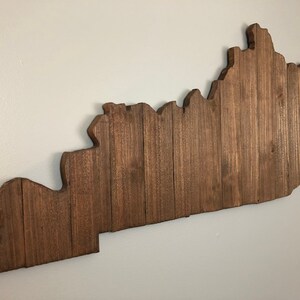 Kentucky Rustic Wood State, Wooden Kentucky State, Rustic Kentucky ...