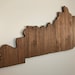 Kentucky Rustic Wood State, Wooden Kentucky State, Rustic Kentucky ...