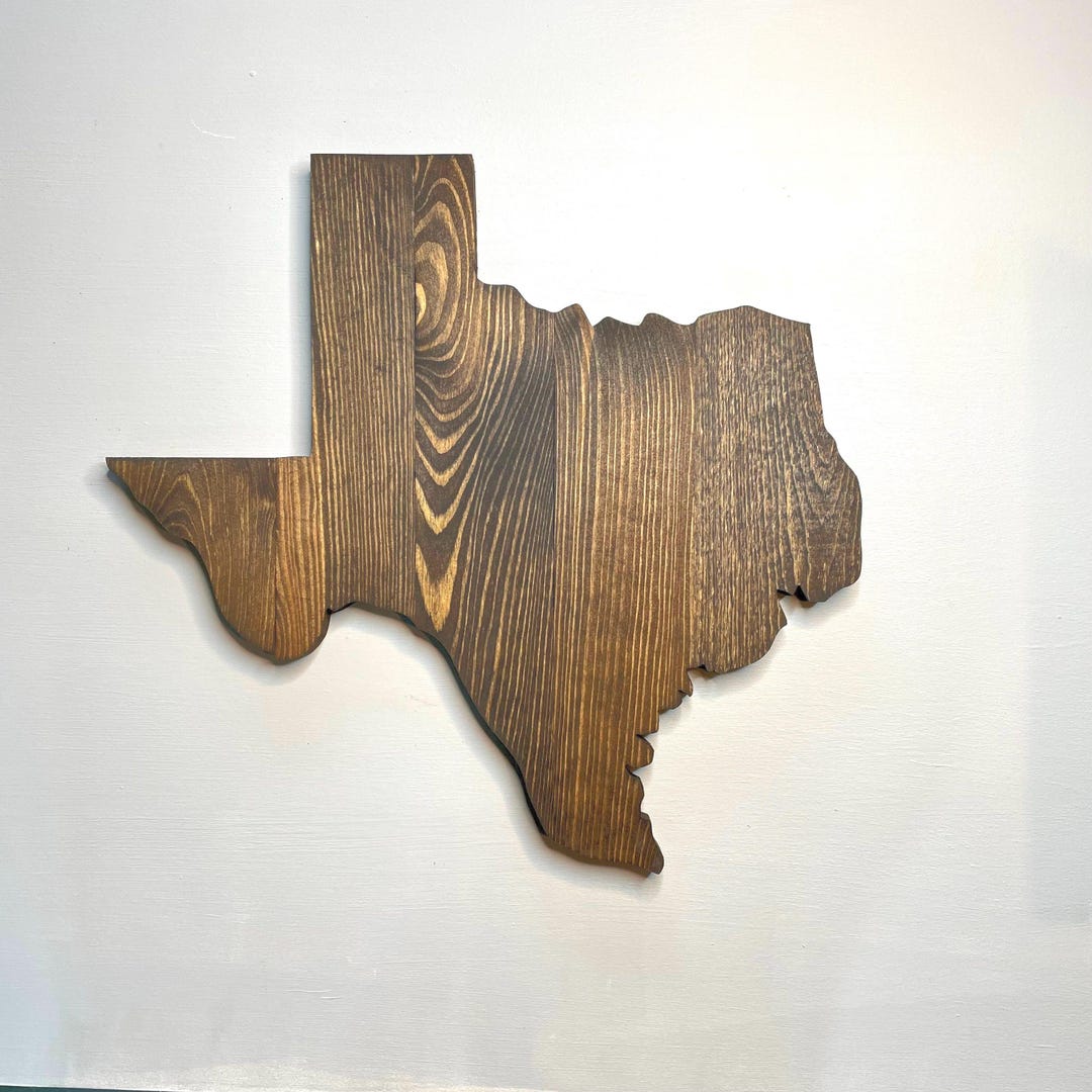 Texas Rustic Wood State, Wooden Texas State, Rustic Texas, Texas Sign ...