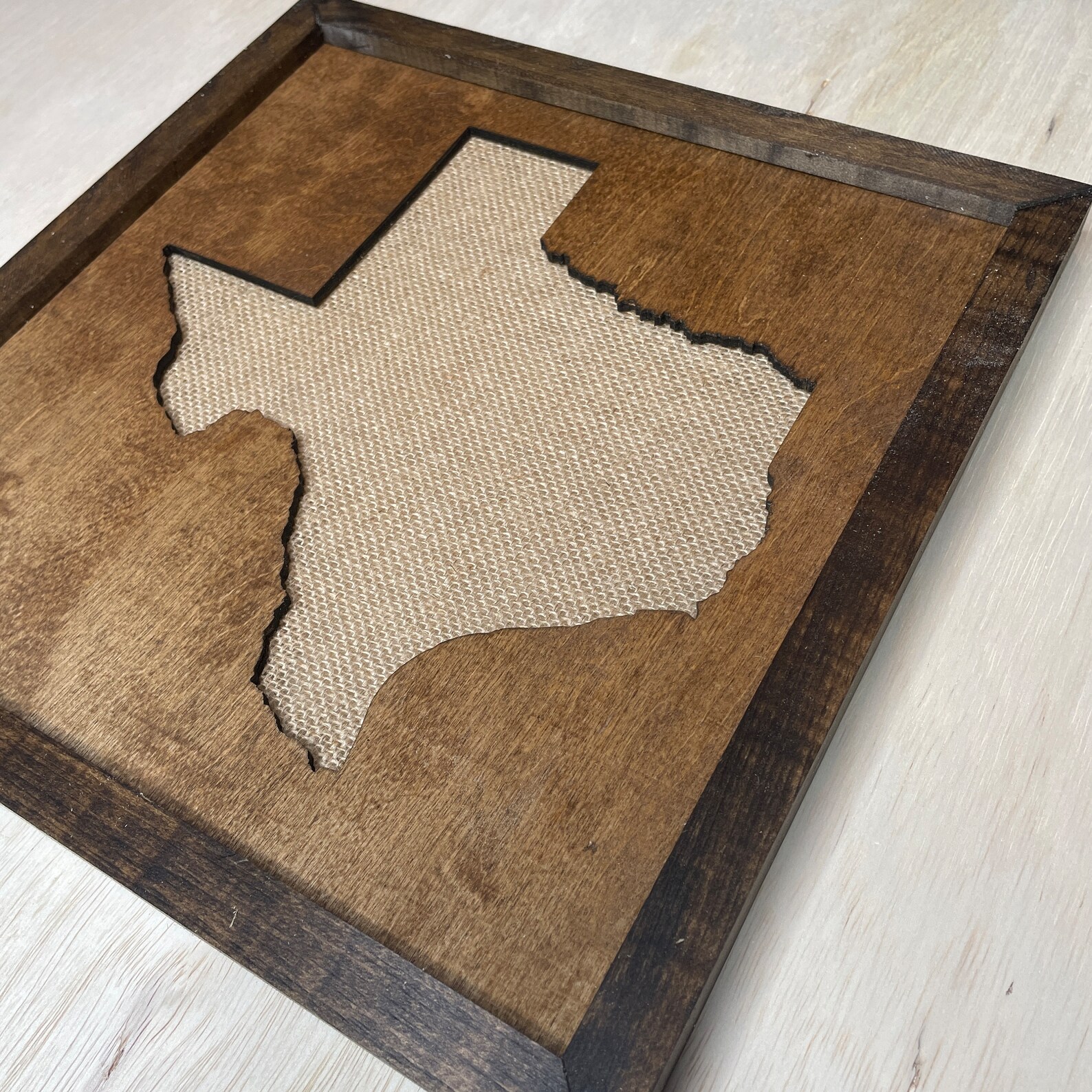 Texas Rustic Wood State, Burlap Wooden Texas State, Rustic Texas, Texas ...
