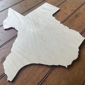 Wooden State Cutout Shape for Signs, Wood State Cutout, Wood State Home ...