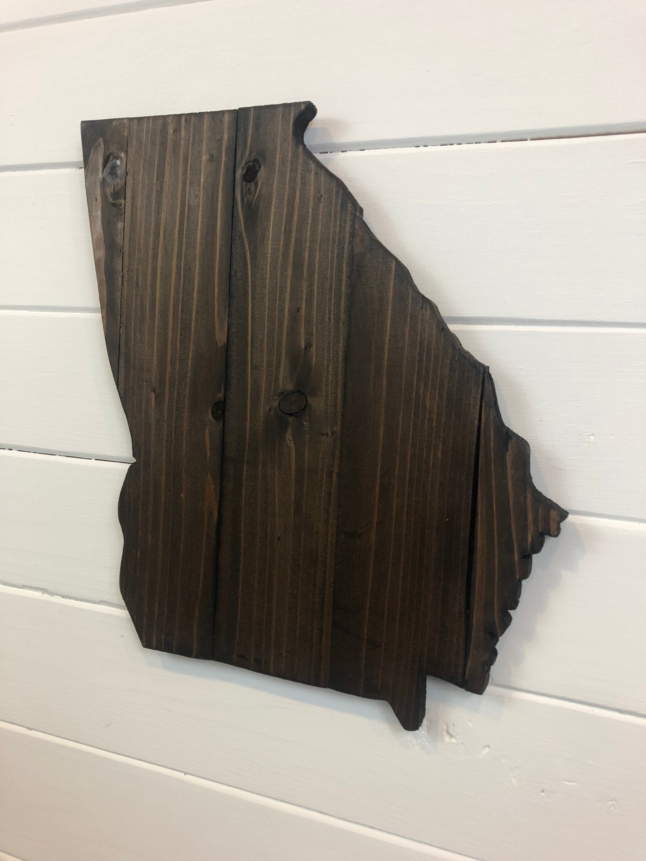 Georgia Rustic Wood State Wooden Georgia State Rustic | Etsy