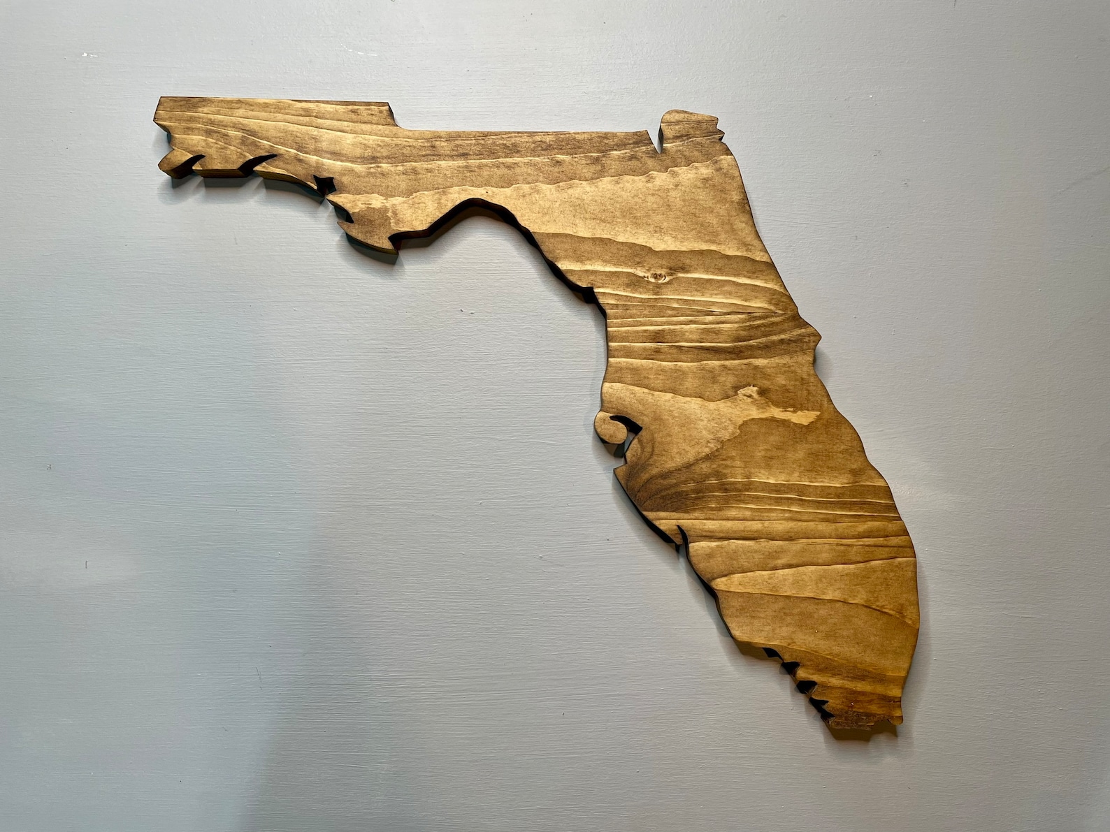 Florida Rustic Wood State Cut Out Large State Cutout Wood - Etsy
