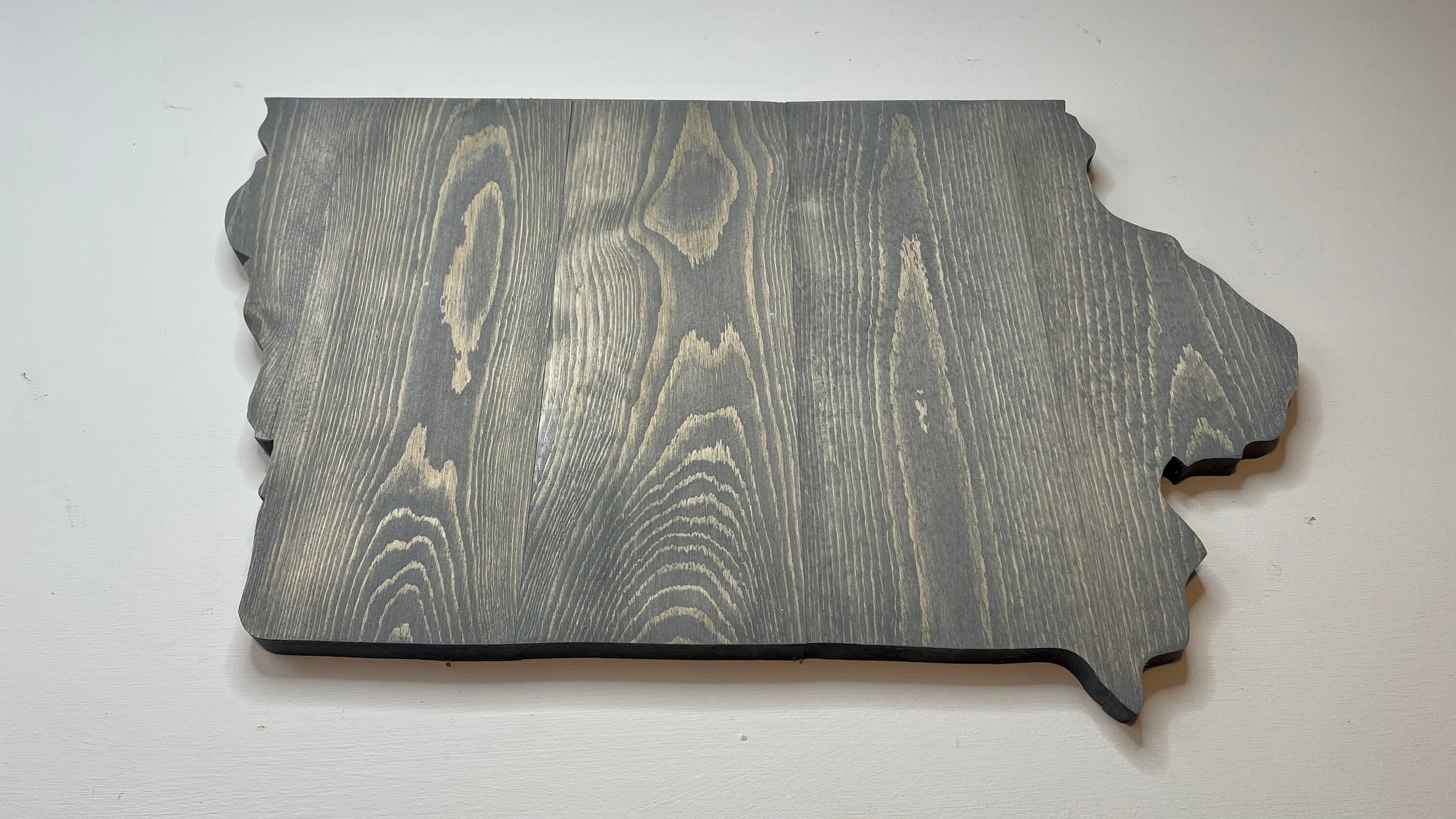 Iowa Rustic Wood State Wooden Iowa State Rustic Iowa Iowa | Etsy