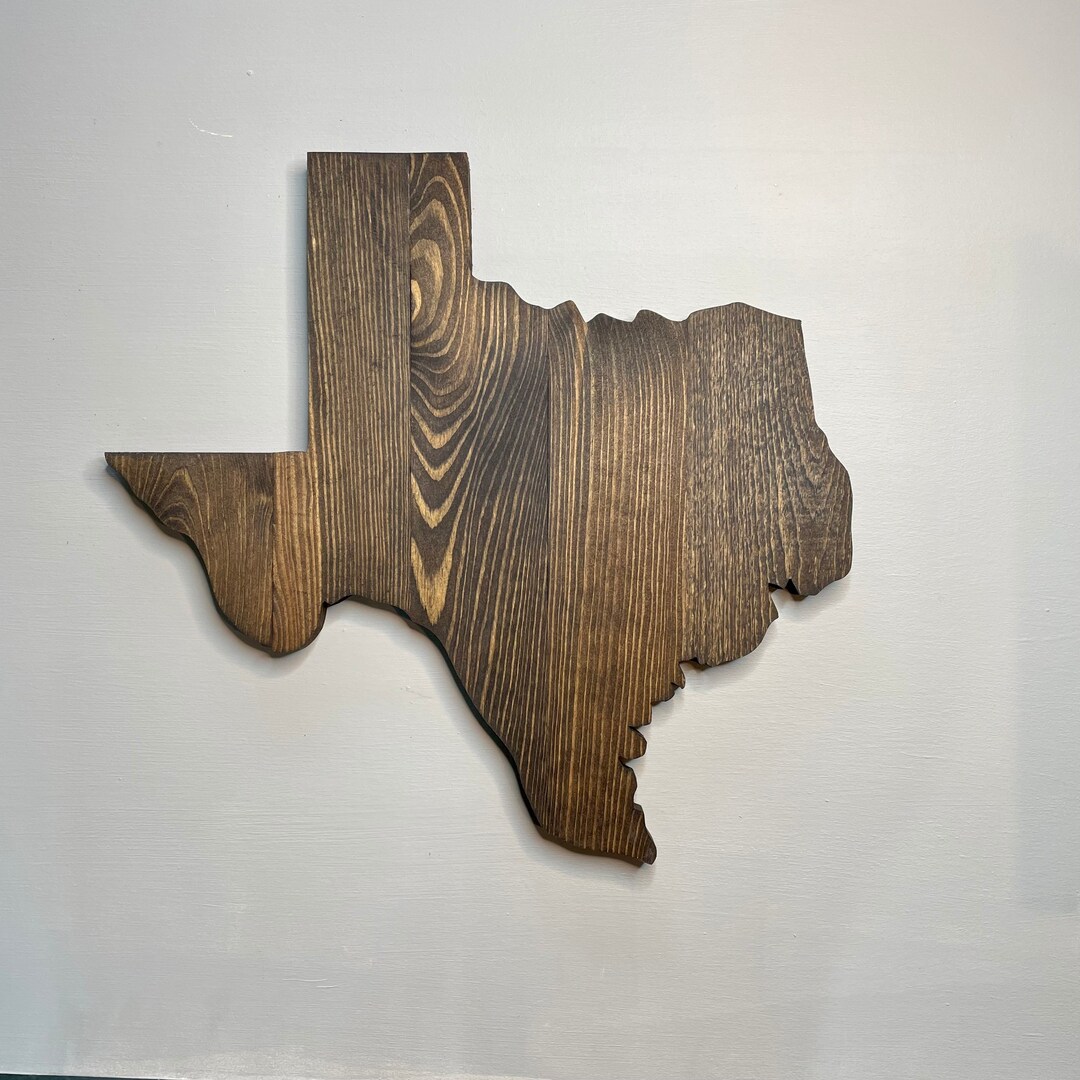 Texas Rustic Wood State, Wooden Texas State, Rustic Texas, Texas Sign ...