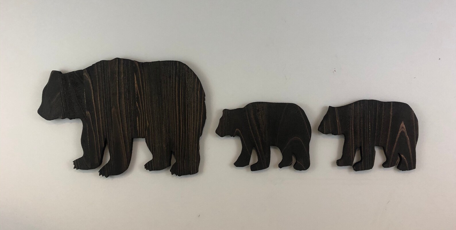 Wood Bear Family Wooden Bear Cutout Rustic Bear Farmhouse | Etsy