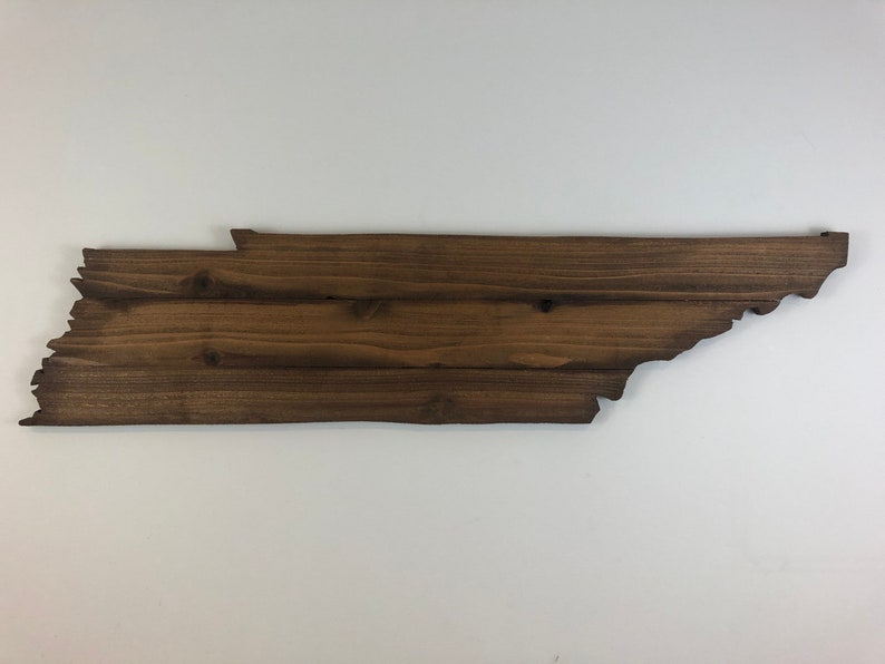 Tennessee Rustic Wood State Wooden Tennessee State Rustic | Etsy