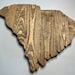 South Carolina Rustic Wood State, Wooden South Carolina, State, Rustic ...