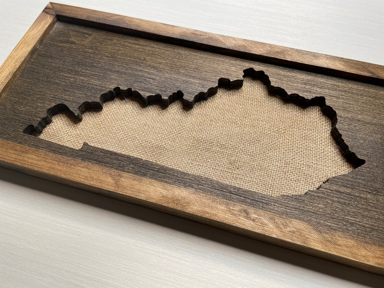 Kentucky Rustic Wood State, State Sign Cutout, Housewarming Gift, Wall ...
