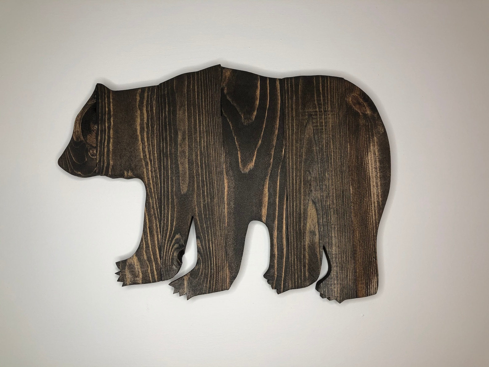 Wood Bear Decor Wooden Bear Cutout Rustic Bear Farmhouse - Etsy