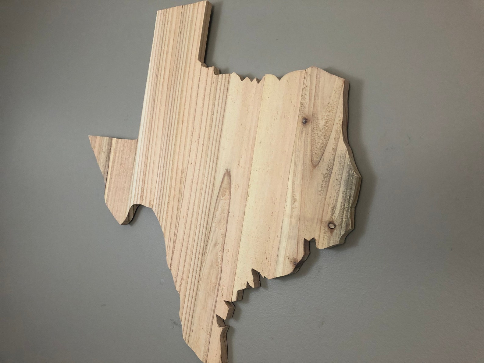 Texas Rustic Wood State Wooden Texas State Rustic Texas | Etsy