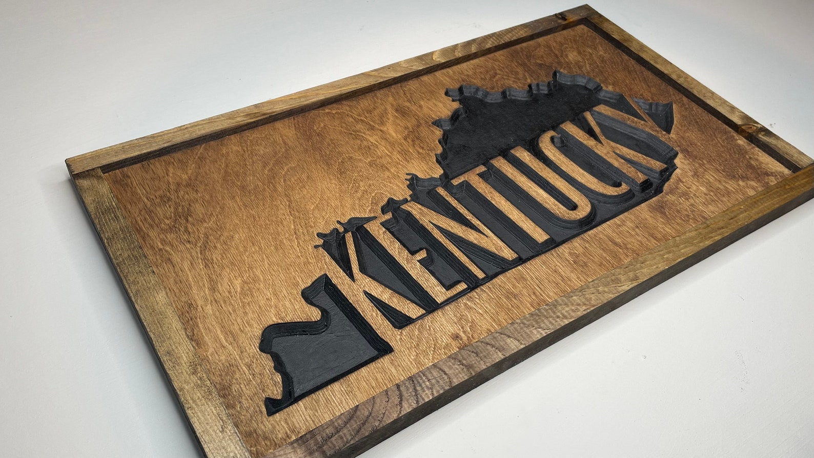 Kentucky Rustic Wood State Wooden Kentucky State Rustic - Etsy