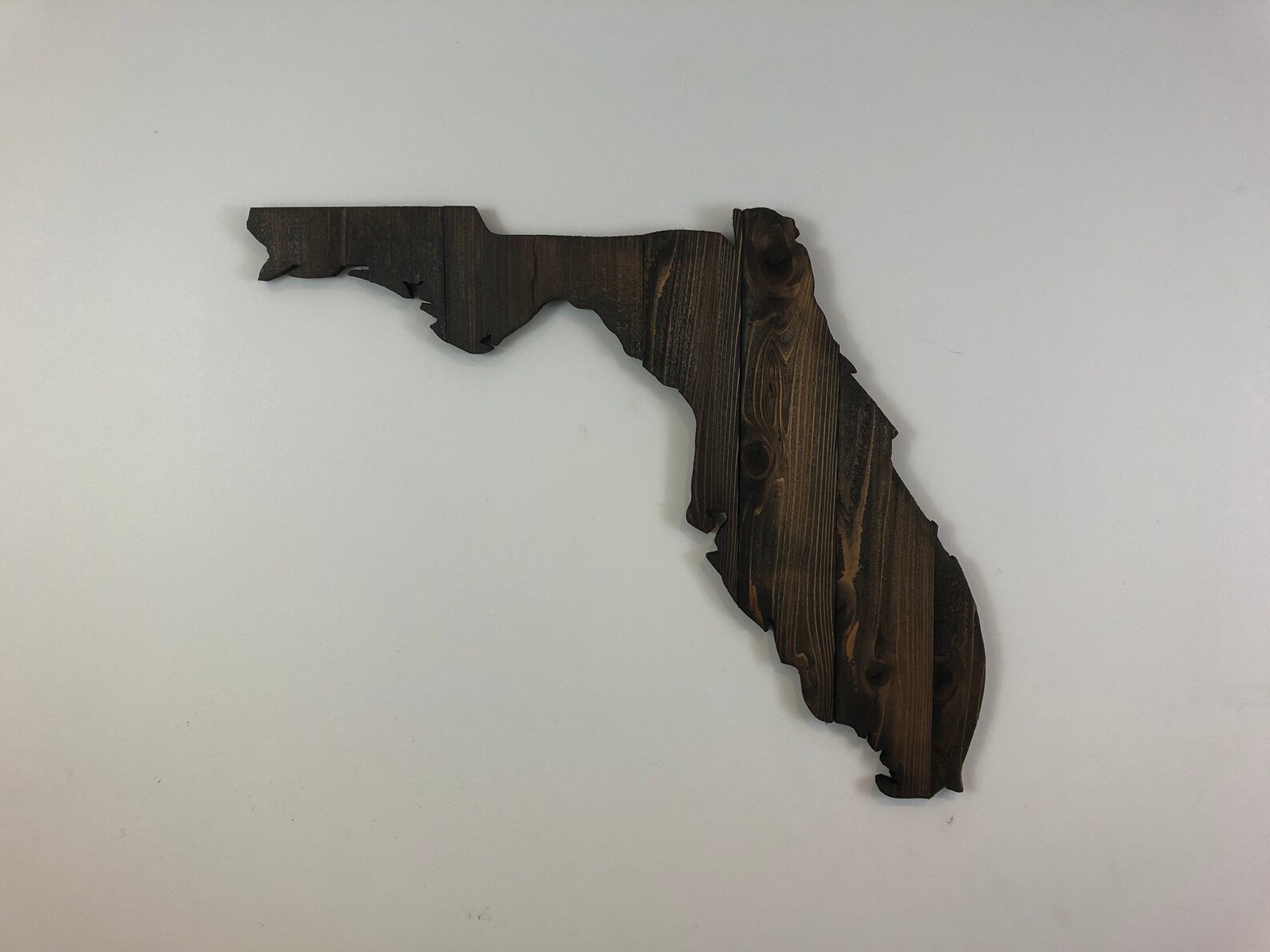 Florida Rustic Wood State Wooden Florida State Rustic | Etsy