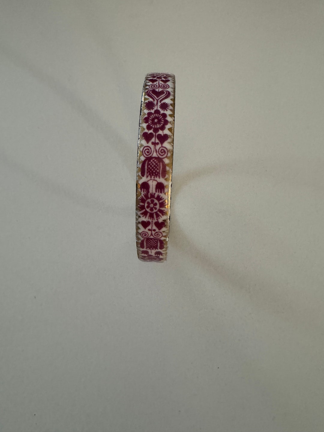 Vintage Enamel Bangle Bracelet From Turkey - Etsy