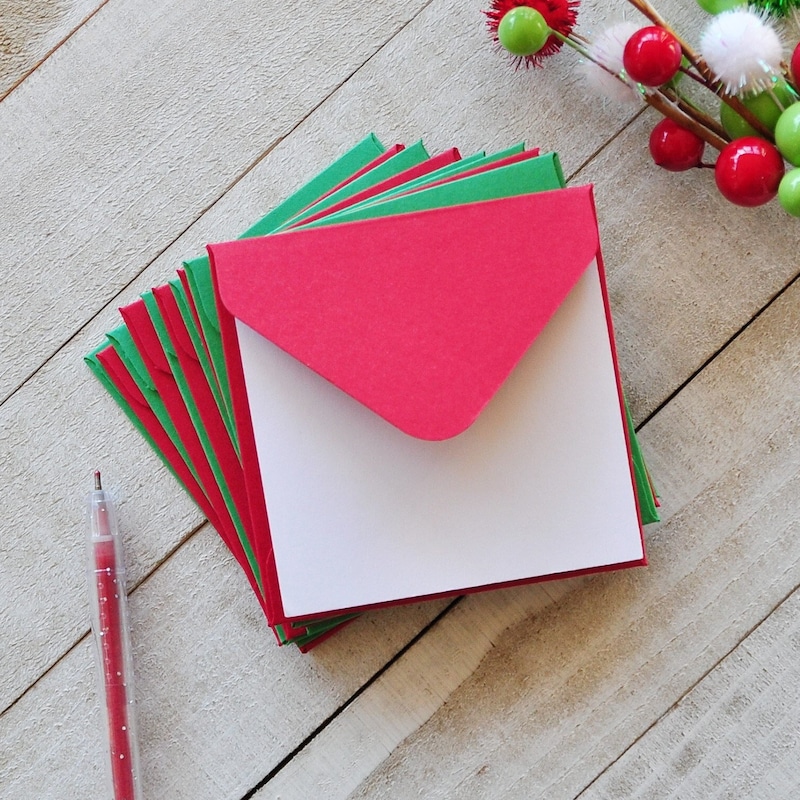 3x3 Red Envelope - Etsy