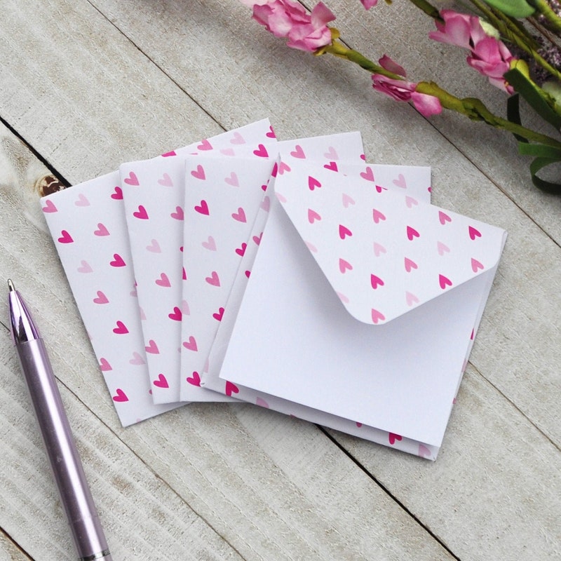 Mini Valentine Cards - Etsy