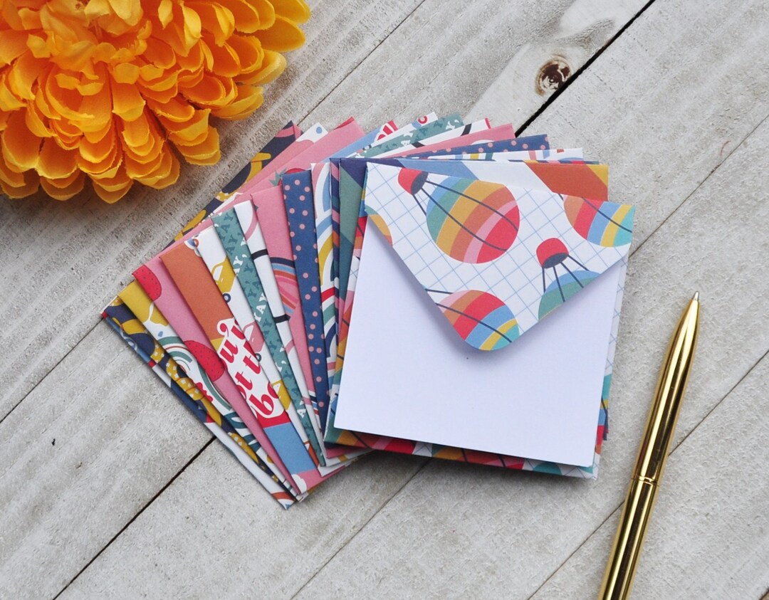 Small Assorted Envelopes, Mini Envelopes, Enclosure Cards, Blank Cards ...