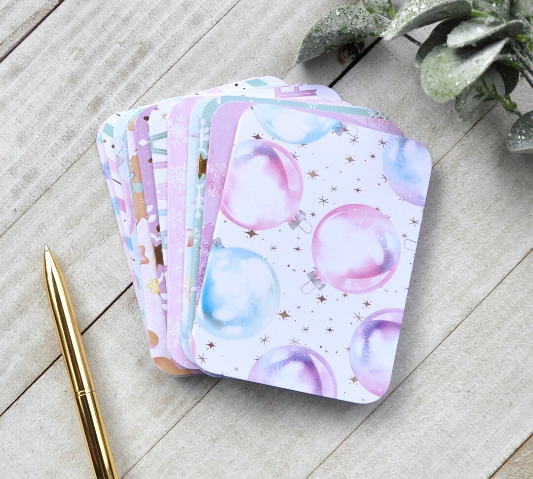 Small Assorted Sugar Plum Cards, Mini Christmas Cards, Small Holiday ...