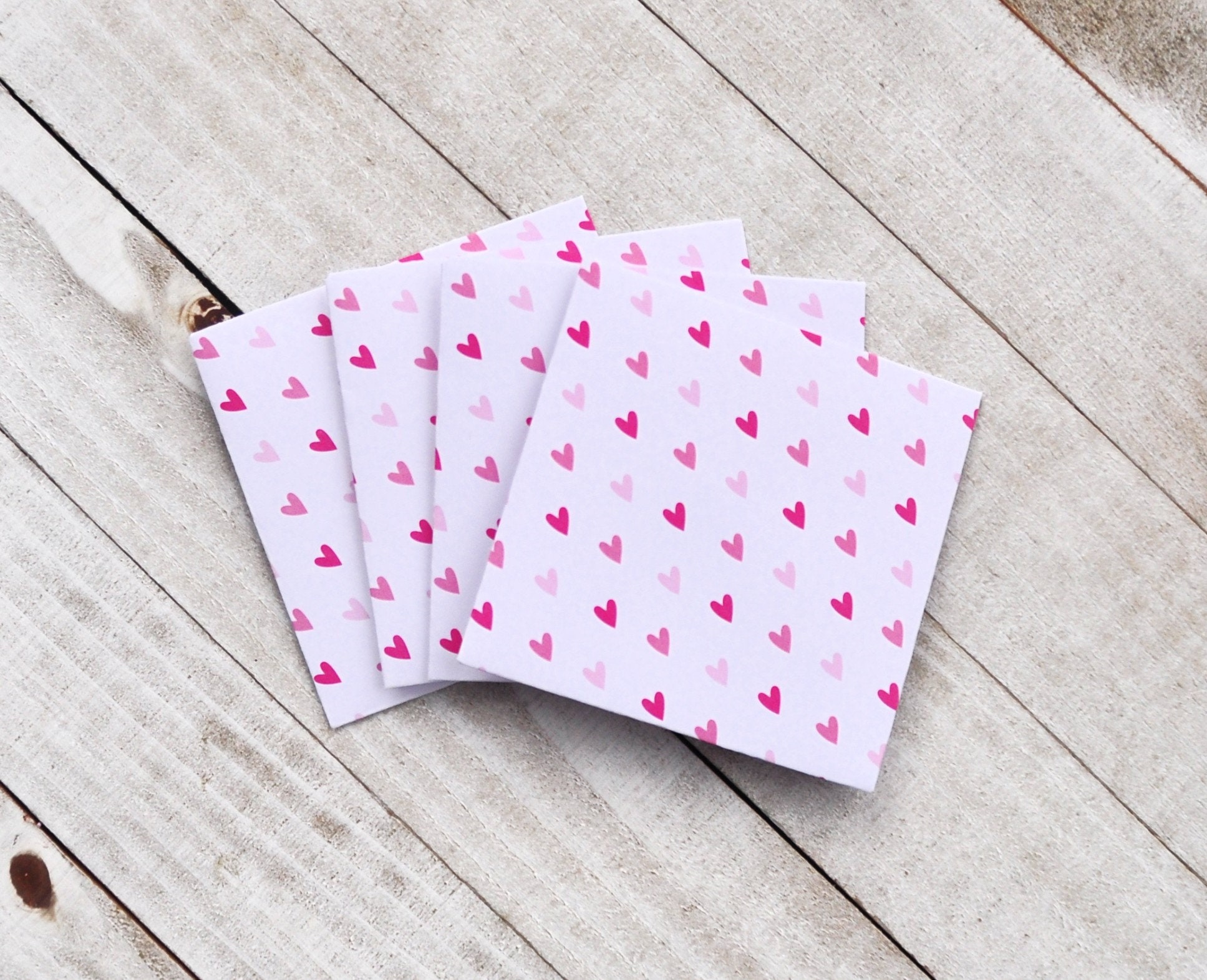 Pink Heart Valentine Envelopes Heart Mini Envelopes - Etsy Australia