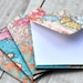 World Map Mini Envelopes, Travel Cards, Blank Cards, Patterned ...