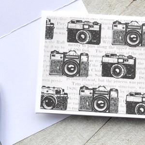 Camera Mini Cards, Small Photography Stationery, Enclosure Cards, Set ...