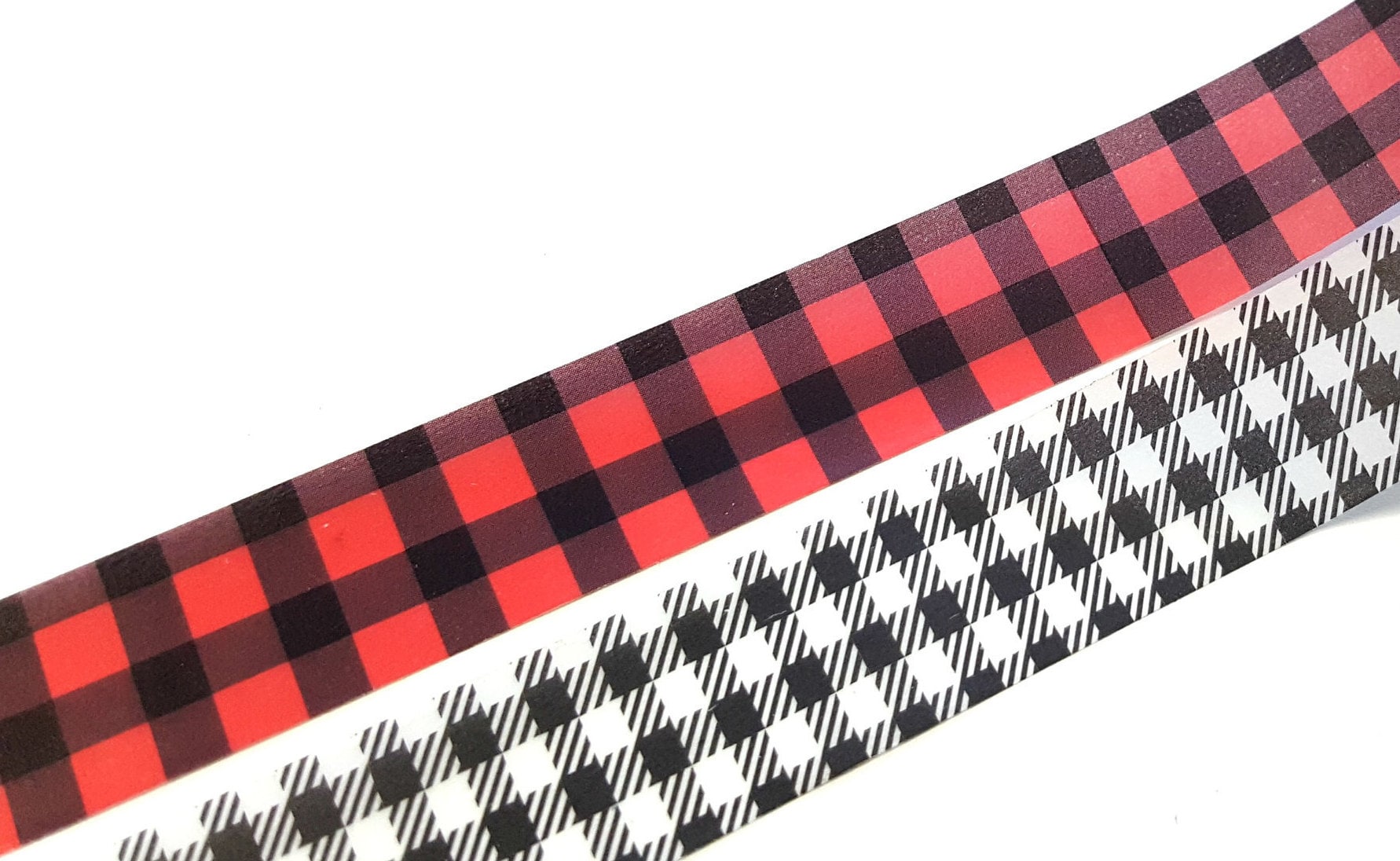 Plaid Washi Tape Buffalo Plaid Washi Tape Red and Black | Etsy