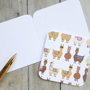 Llama Mini Cards Birthday Favors Gift Enclosure Cards Llama - Etsy