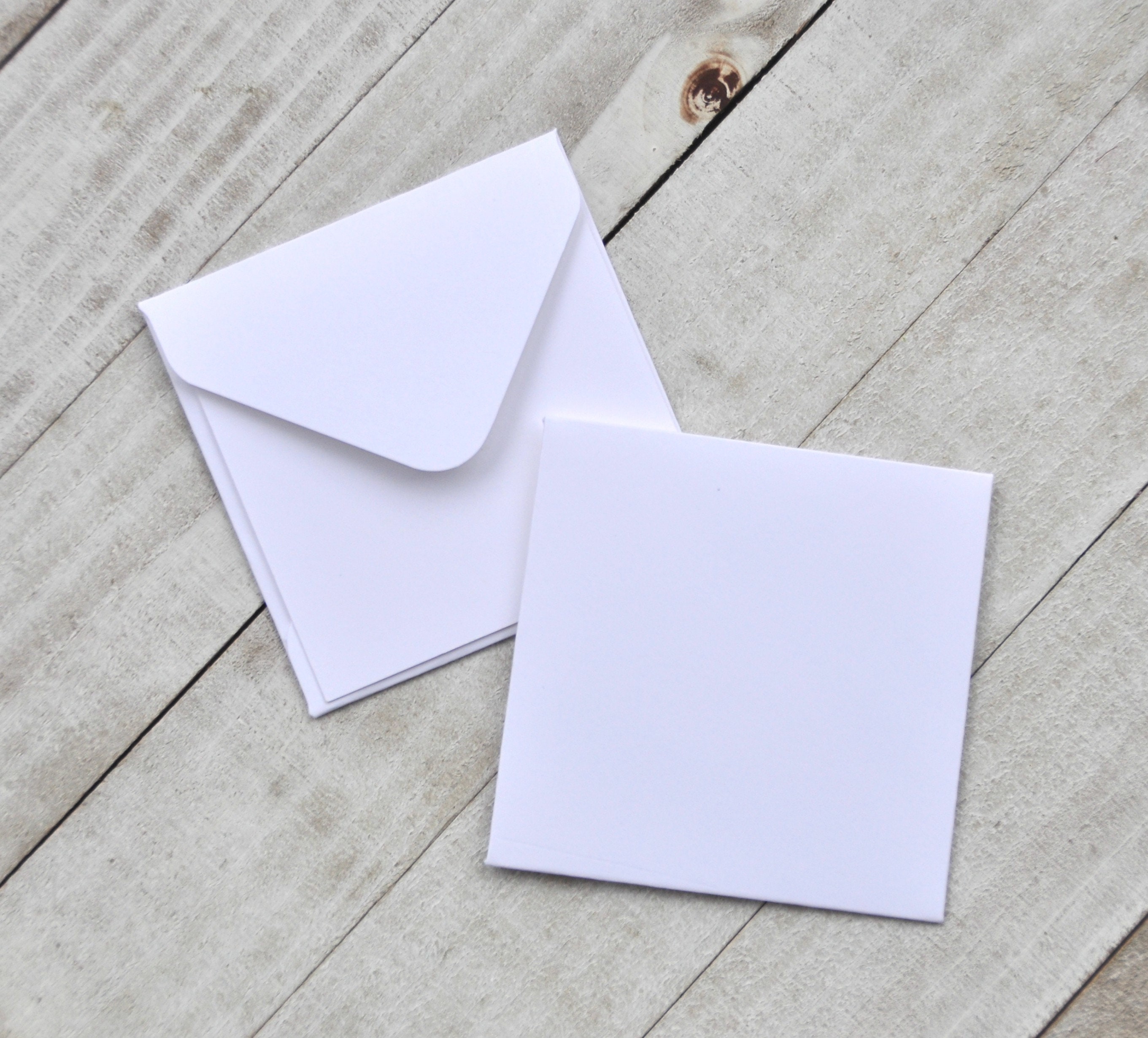 White Mini Envelopes Blank Mini Cards Graduation Cards | Etsy