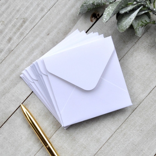 Kraft Mini Envelopes Blank Mini Cards Advice Cards Set of - Etsy