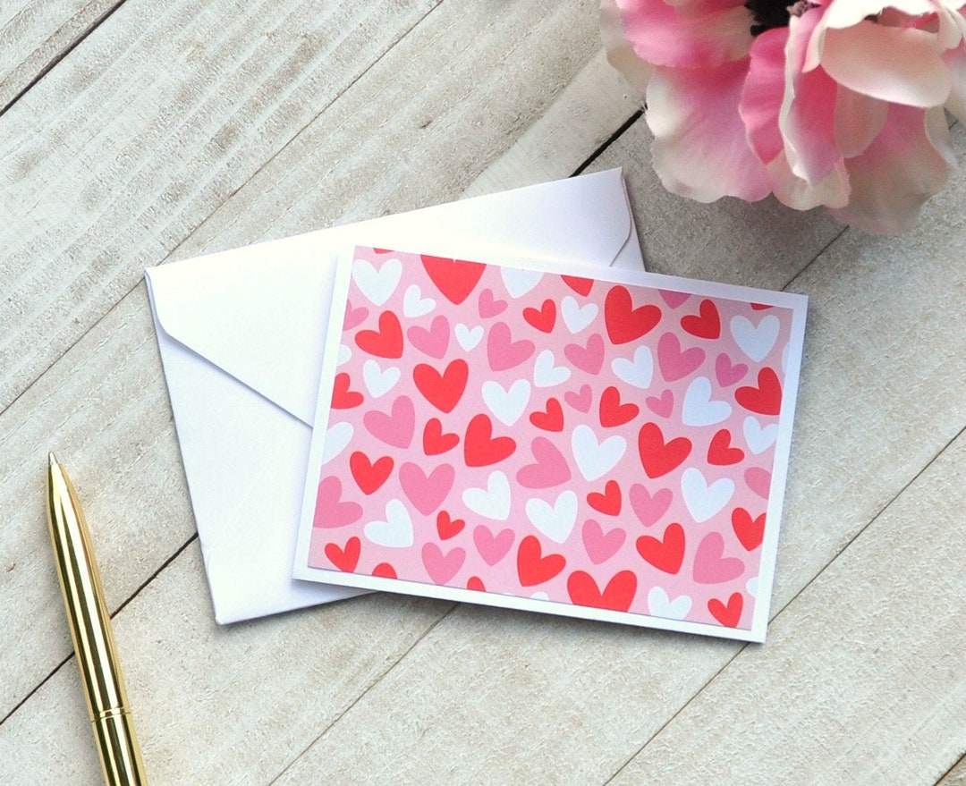 Heart Mini Cards, Small Love Notes, Advice Cards, Small Stationery ...