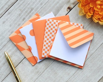 Gold Mini Envelopes Blank Mini Cards Bridal Shower Advice - Etsy