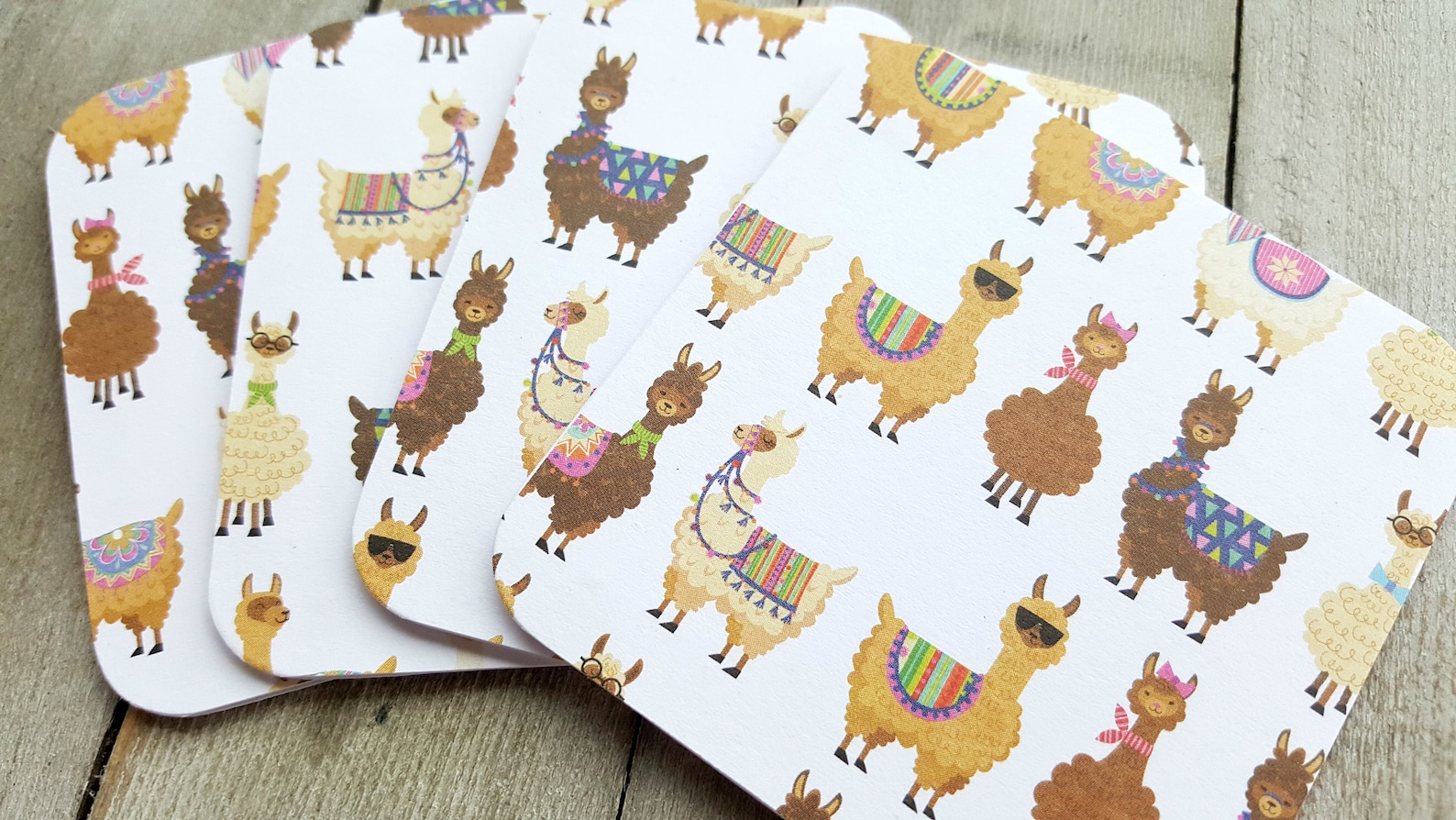 Llama Mini Cards Birthday Favors Gift Enclosure Cards Llama - Etsy