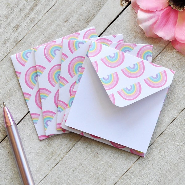 Rainbow Envelopes - Etsy