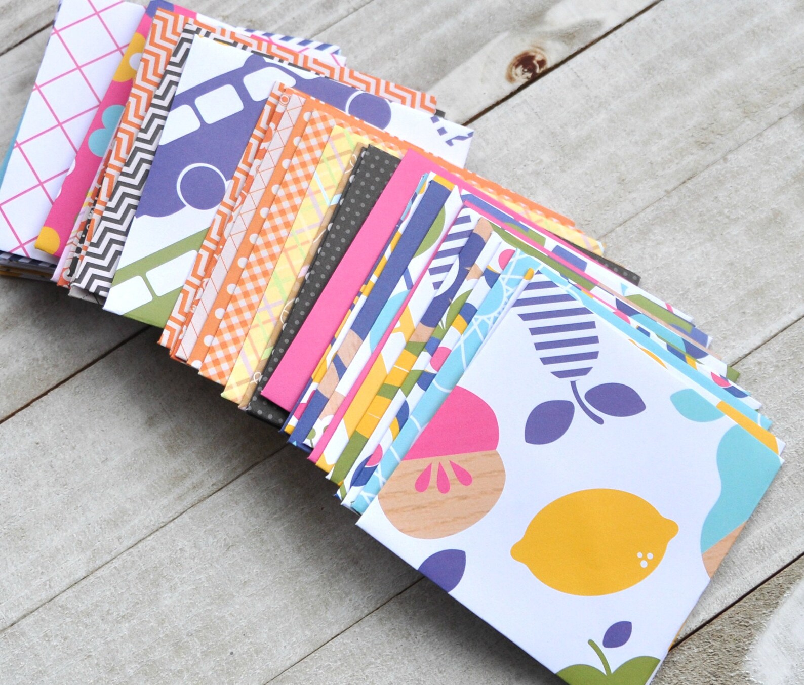 Assorted Mini Envelopes Patterned Envelopes Enclosure Cards - Etsy