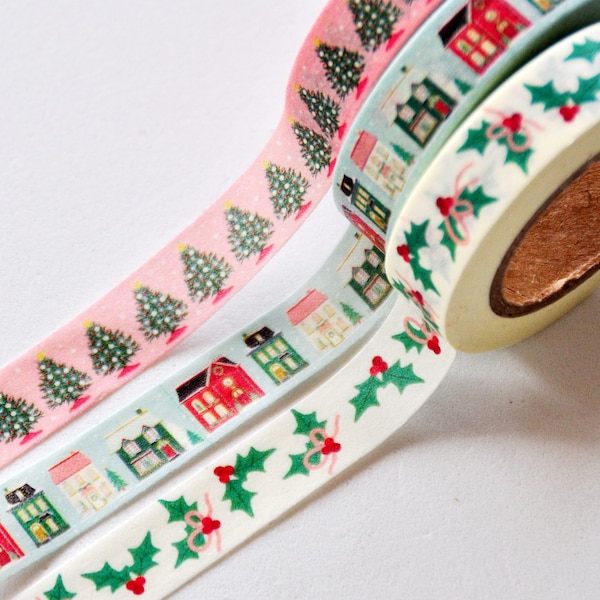 Christmas Washi Tape - Etsy