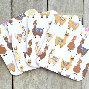 Llama Mini Cards Birthday Favors Gift Enclosure Cards Llama - Etsy