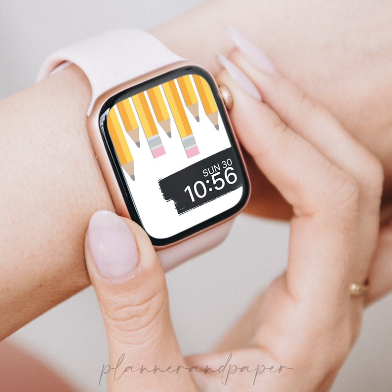 WATCH FACE | Pencil - Smart Watch Face Wallpaper - Etsy