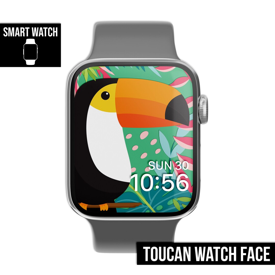 WATCH FACE | Toucan - Smart Watch Face Wallpaper - Etsy