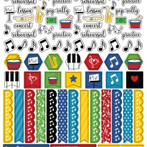 PRINTABLE | Band Planner Basics - Standard Size (erin Condren) Planner ...