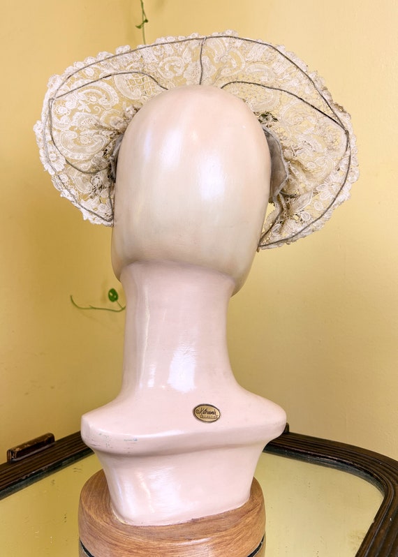 vintage 1920s bridal crown // tall face-framing Batte… - Gem