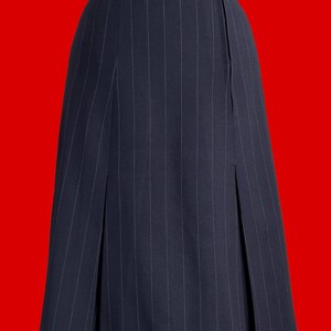 Vintage 1930s Suit // Smartly Tailored Midnight Navy Pinstriped Wool ...