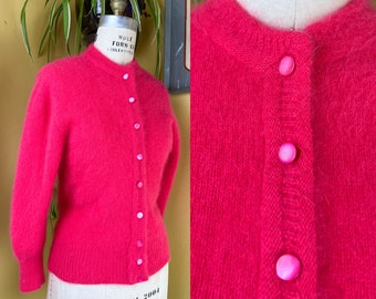 Pink Angora Sweater - Etsy