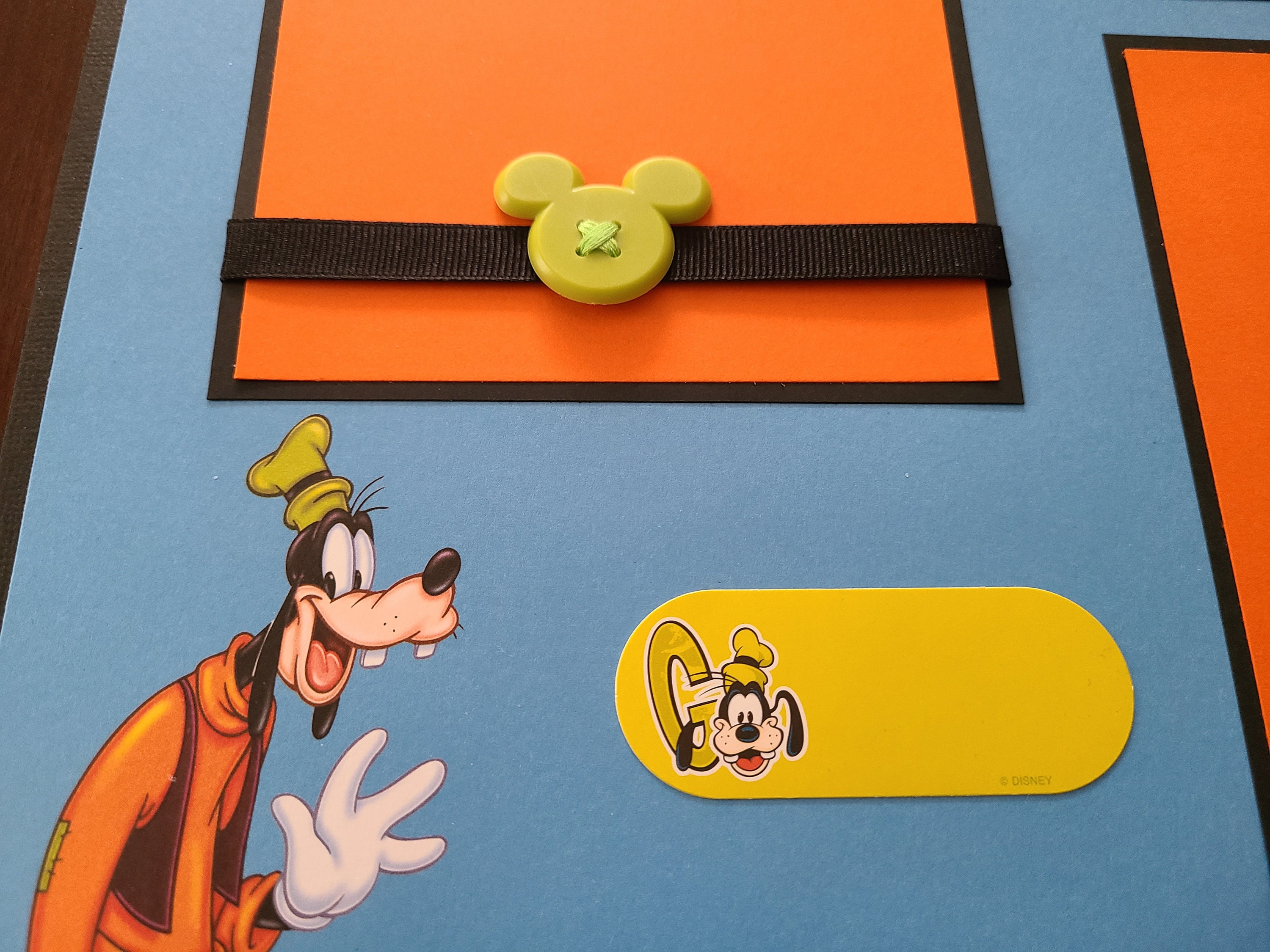 Disney Goofy Premade Scrapbook Page 1 Page 12x12 | Etsy