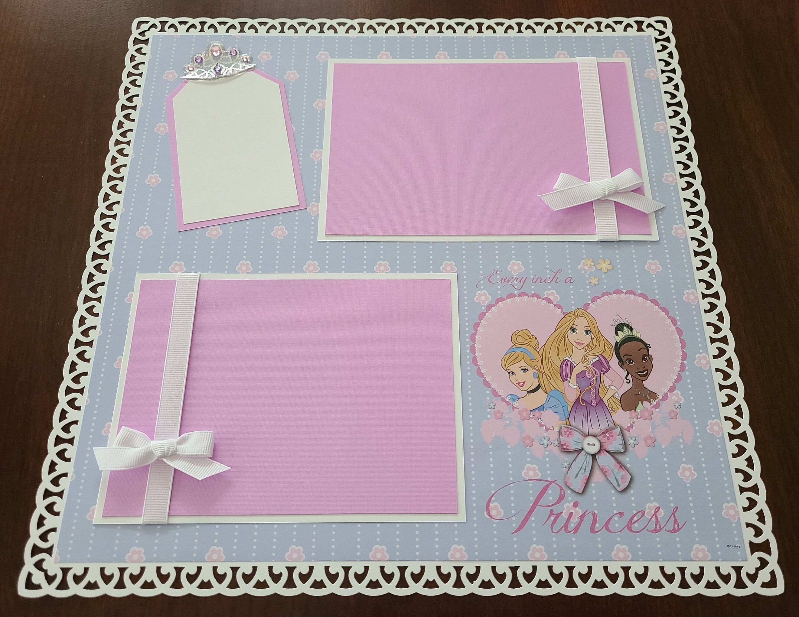 Disney Princesses Scrapbook Page 12 X 12 Layout - Etsy