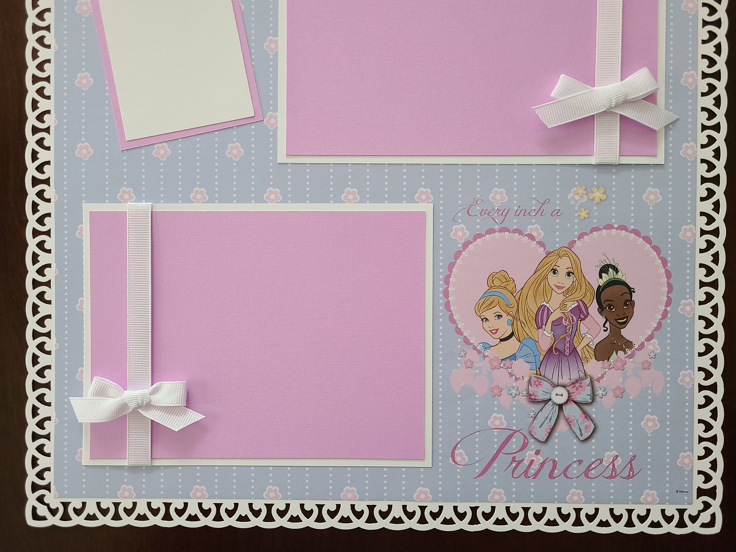 Disney Princesses Scrapbook Page 12 x 12 Layout | Etsy