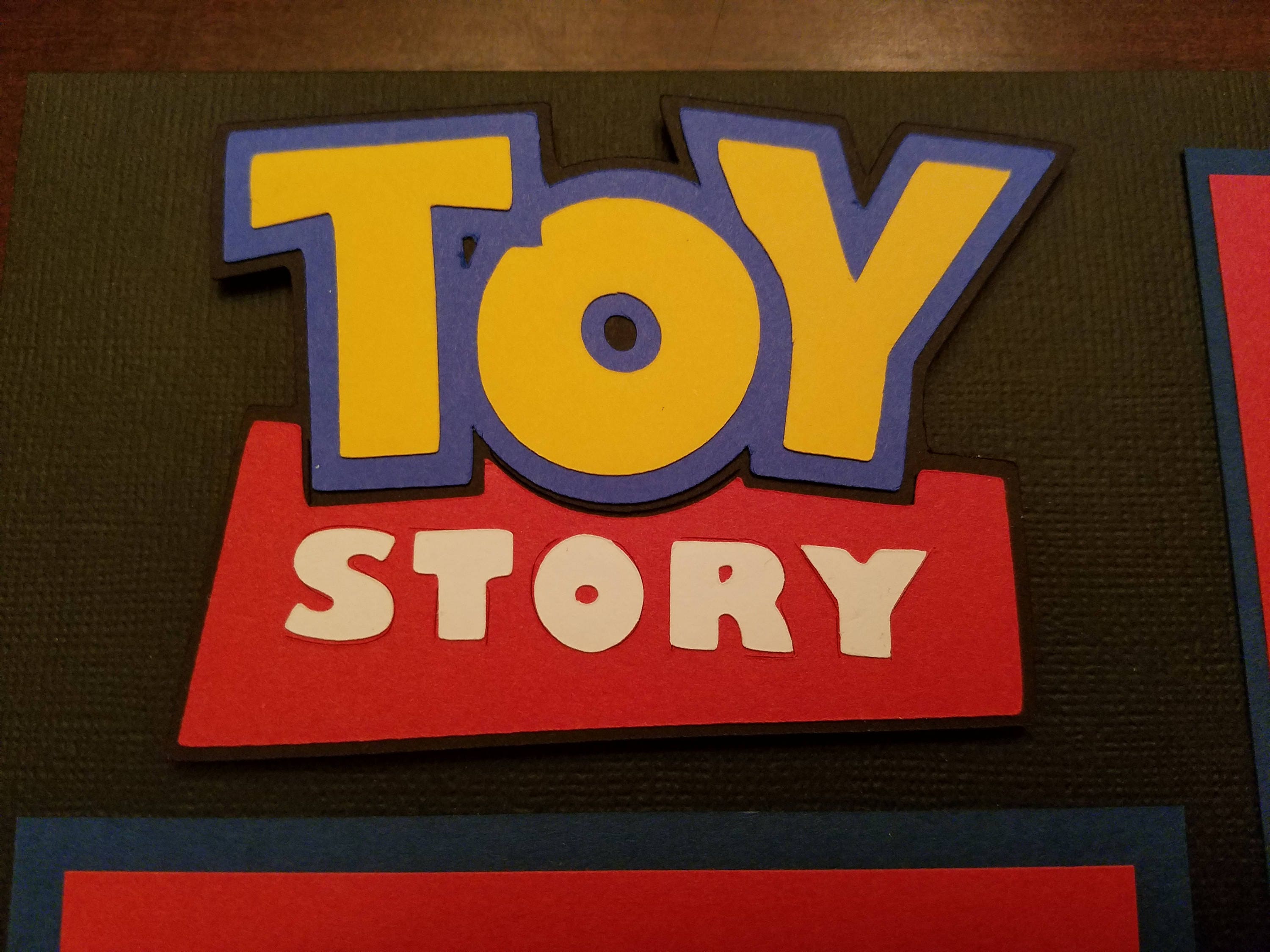 Disney Pixar Toy Story Scrapbook Layout Premade lets Play - Etsy